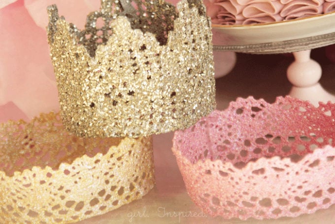 Lace Princess Crowns - DIY - girl. Inspired.