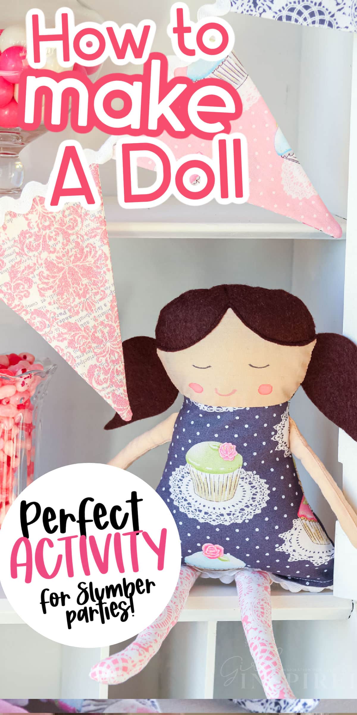 How to Make a Rag Doll (Free Sewing Pattern) - girl. Inspired.