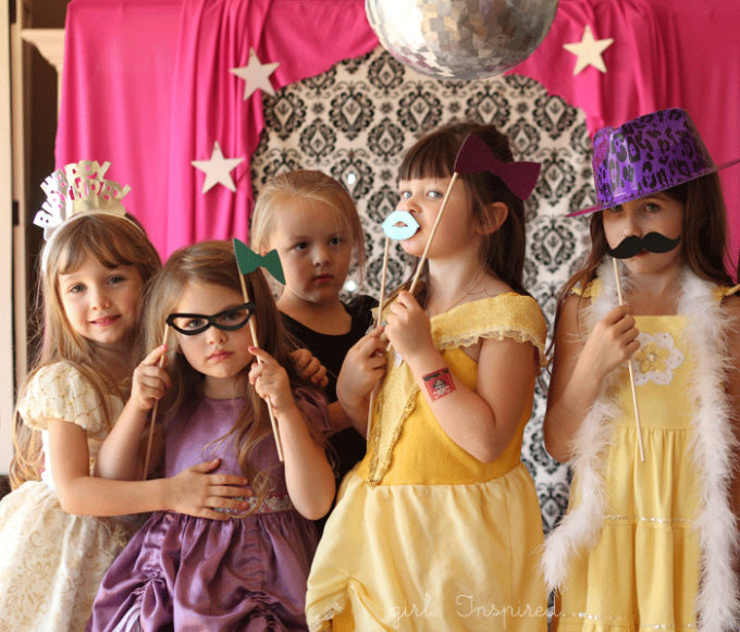 Princess and the PopStar Birthday Party - girl. Inspired.