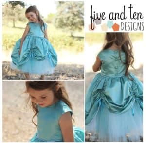 Princess Dress Sewing Pattern for Girls - girl. Inspired.