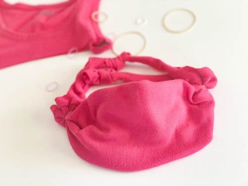 No Sew Cloth Face Mask from a T-shirt - girl. Inspired.