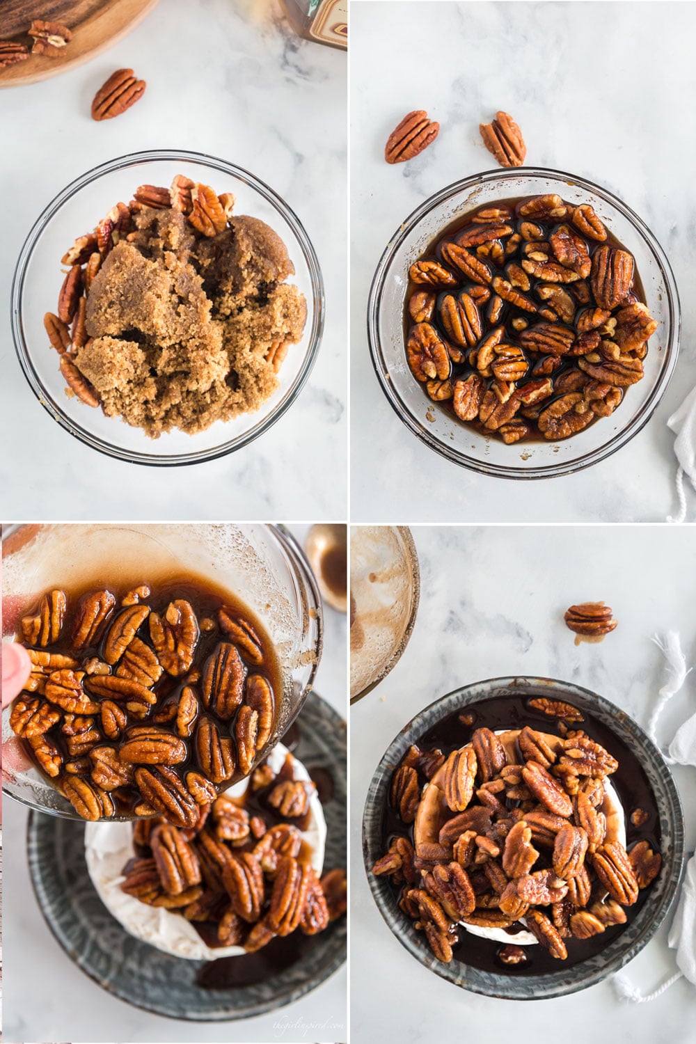 Brandy Pecan Baked Brie - girl. Inspired.