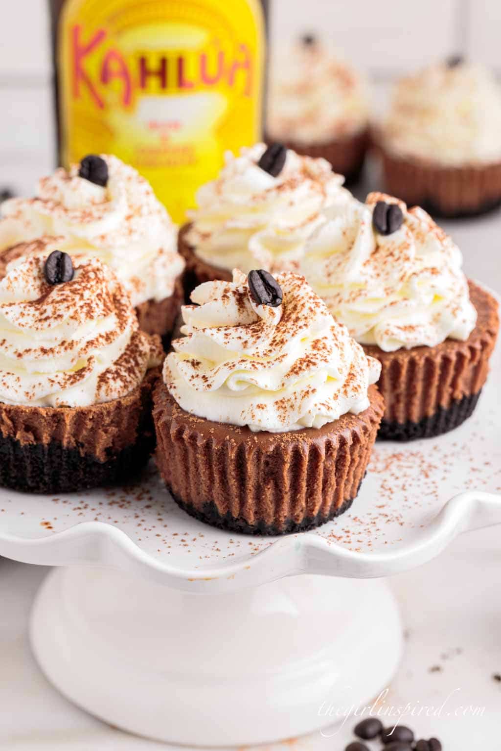 Mini Kahlua Cheesecakes - girl. Inspired.