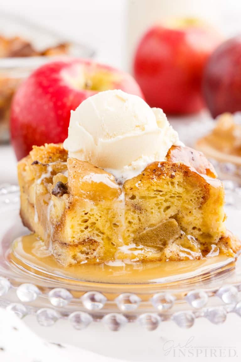 Apple Bread Pudding - girl. Inspired.