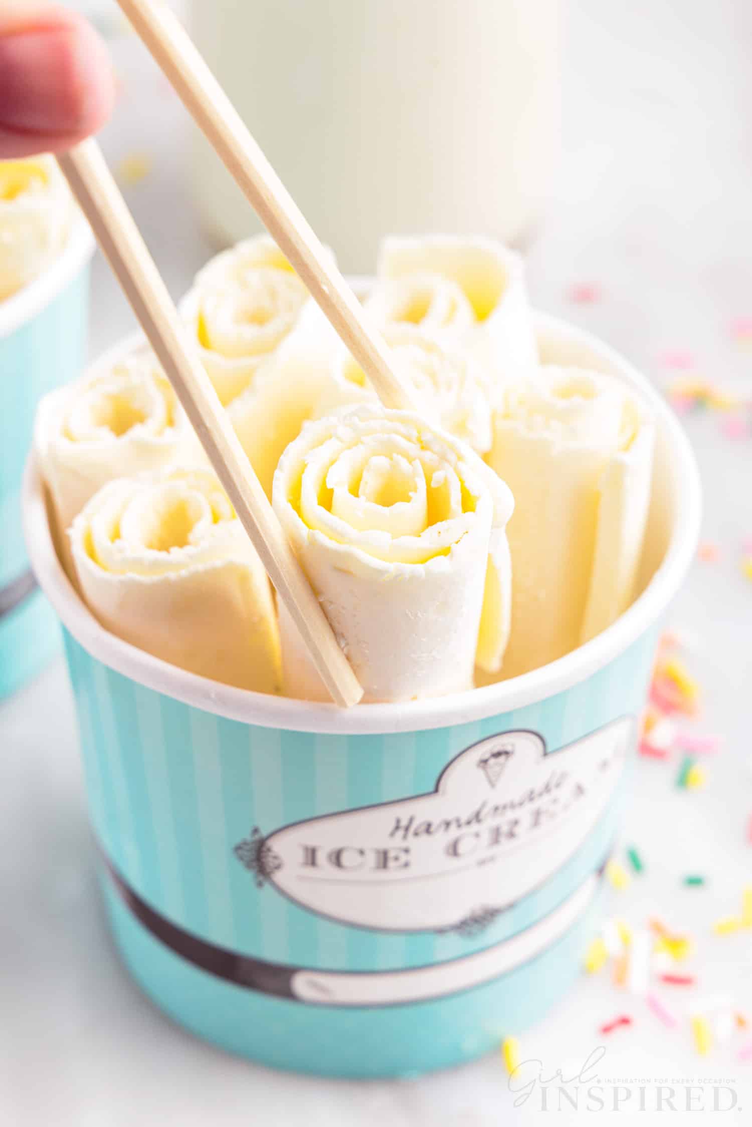 How to Make Rolled Ice Cream - girl. Inspired.