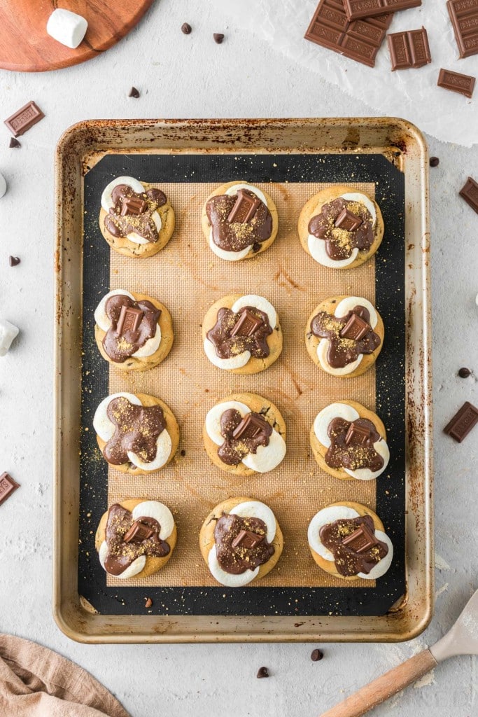 Smookies (Gooey Delicious S'mores Cookies) - girl. Inspired.