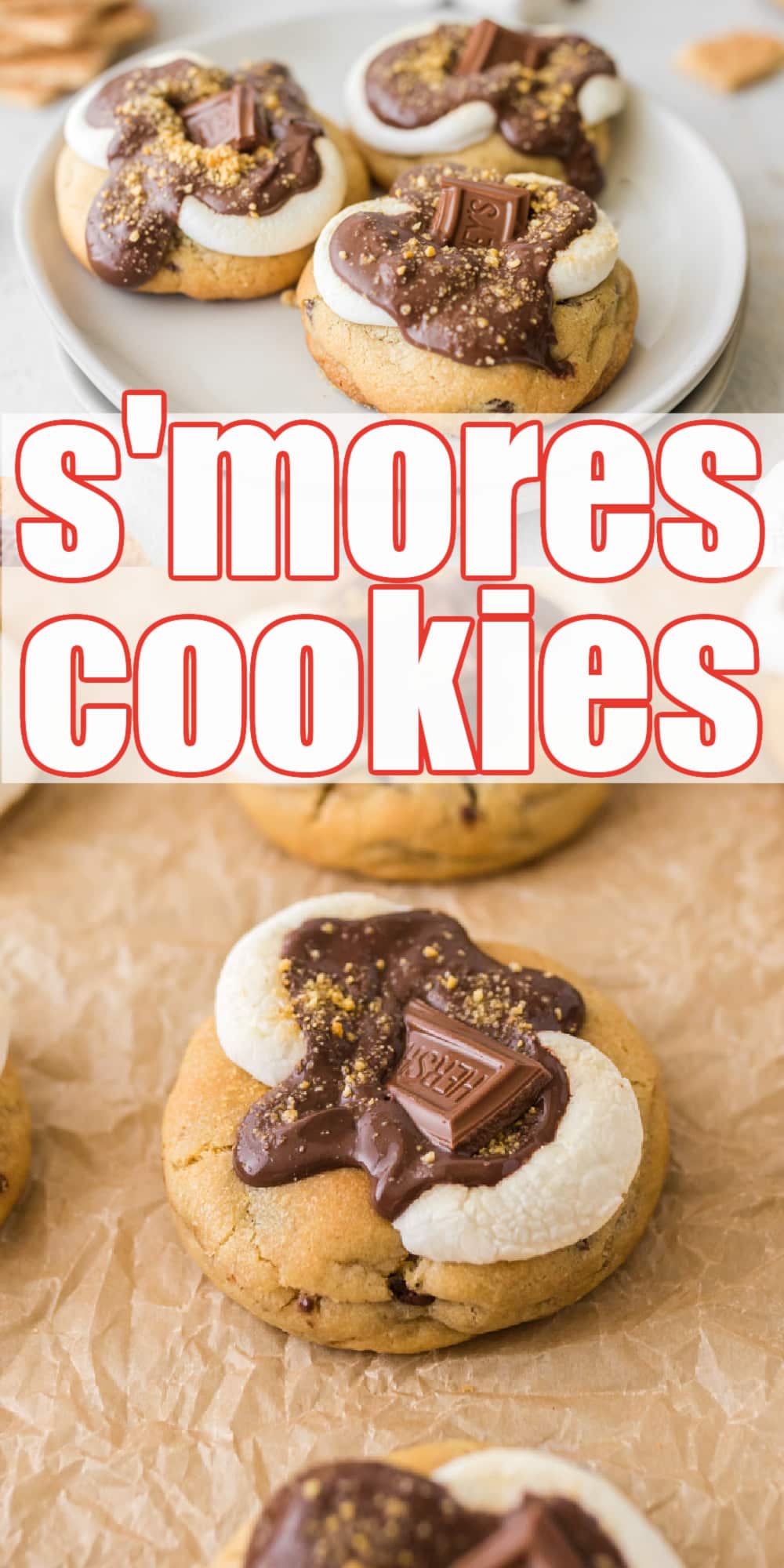 Smookies (Gooey Delicious S'mores Cookies) - girl. Inspired.