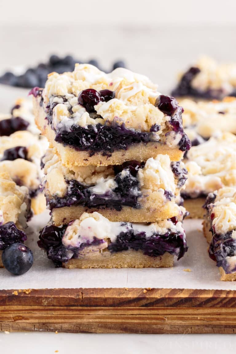 Easy Blueberry Pie Bars - girl. Inspired.
