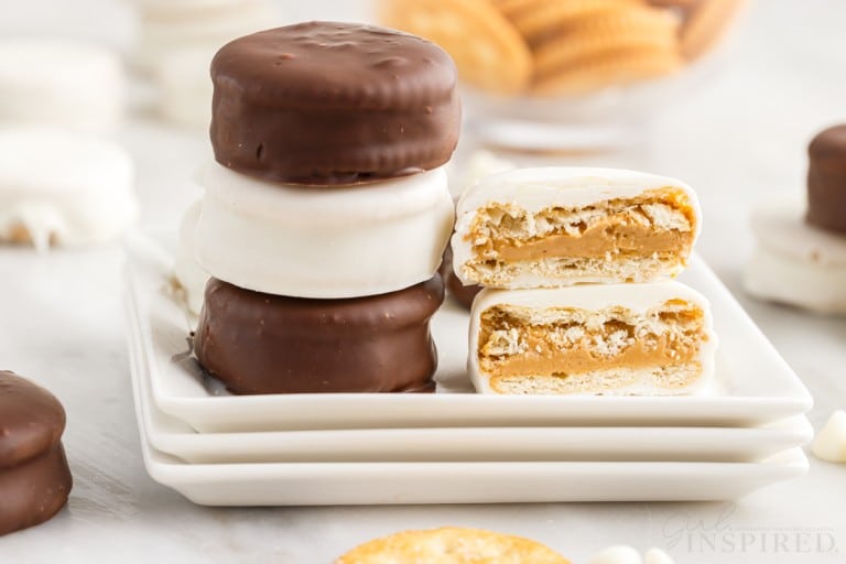 Chocolate Dipped Peanut Butter Ritz Crackers - girl. Inspired.