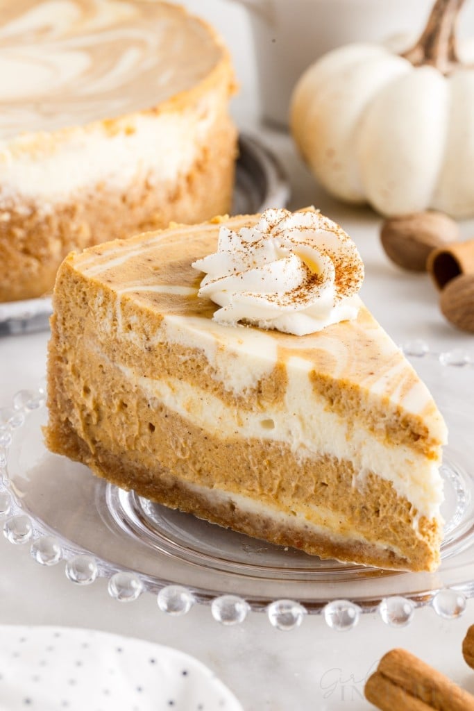 Pumpkin Swirl Cheesecake - girl. Inspired.