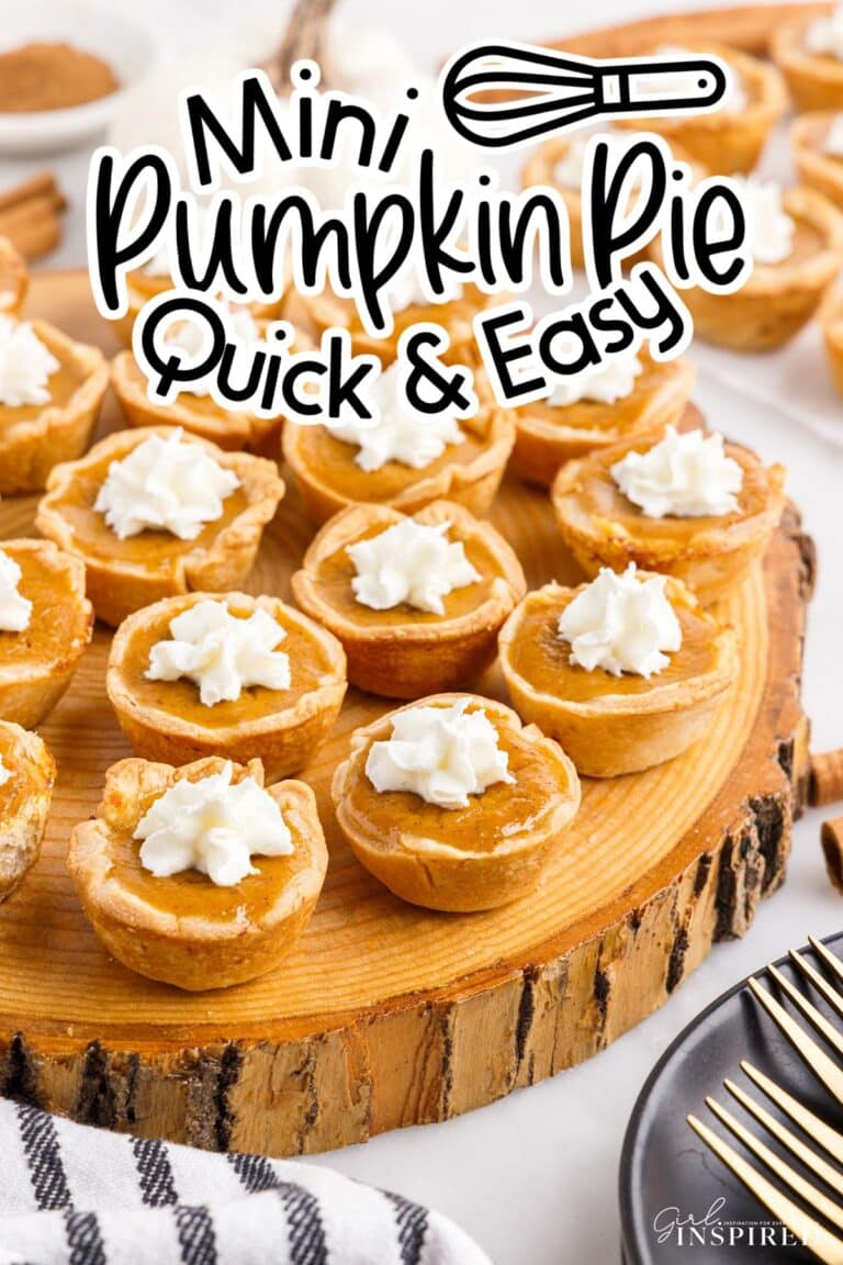Mini Pumpkin Pie Recipe: Quick and Easy - girl. Inspired.