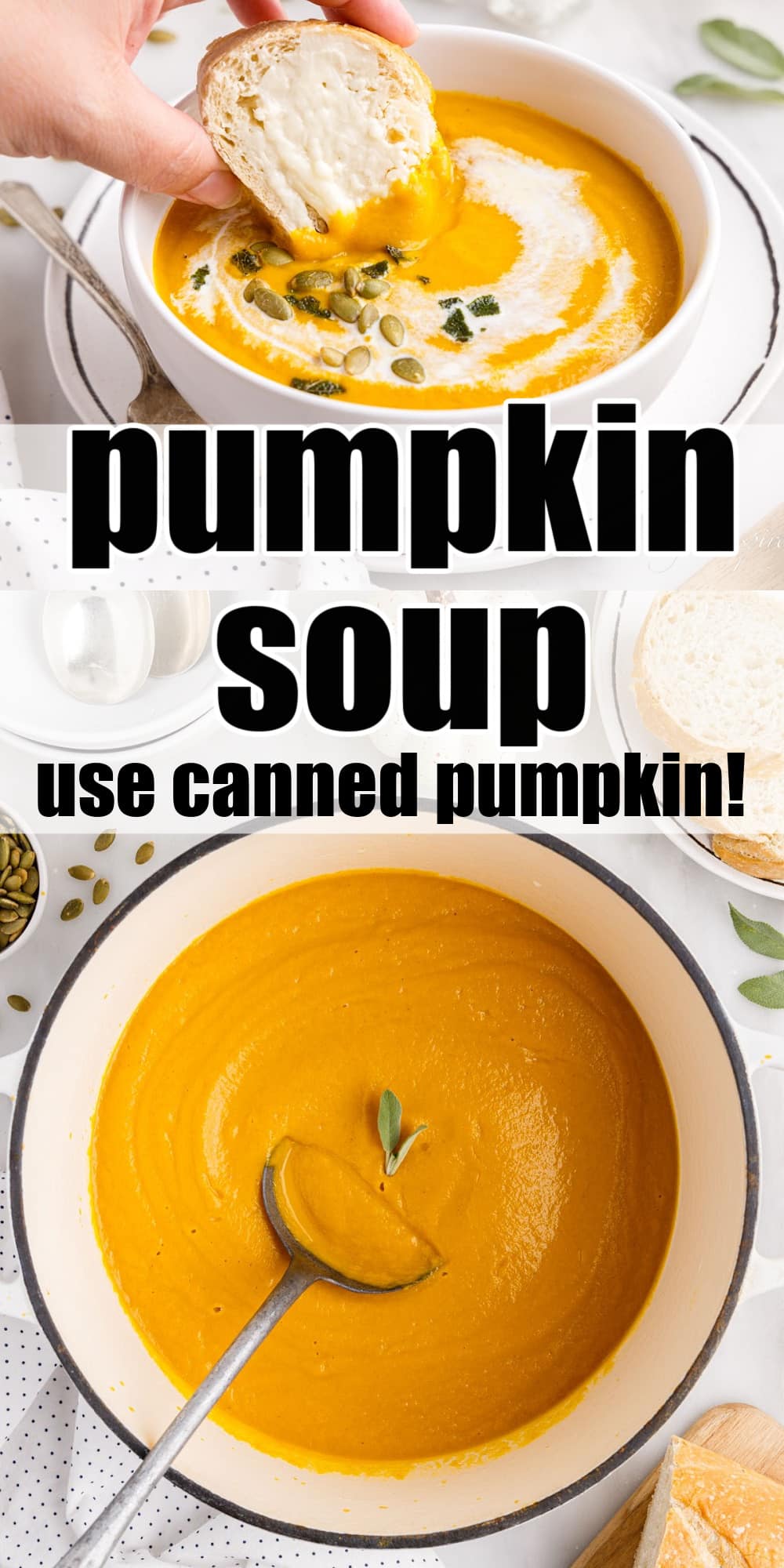Easy Pumpkin Soup (with Canned Pumpkin) (with Canned Pumpkin) - girl ...