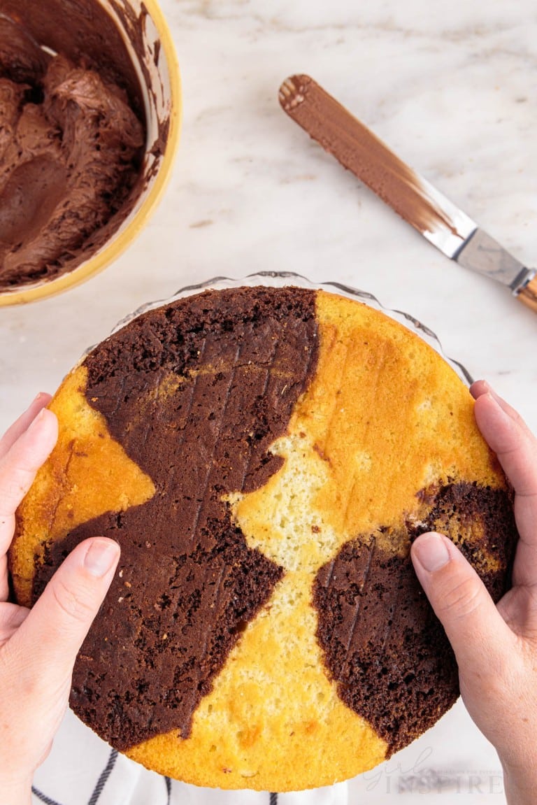 How to Make Marble Cake From Mix - girl. Inspired.