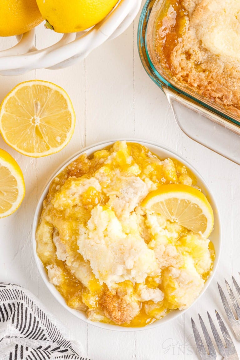 Lemon Dump Cake (with Cream Cheese) - girl. Inspired.