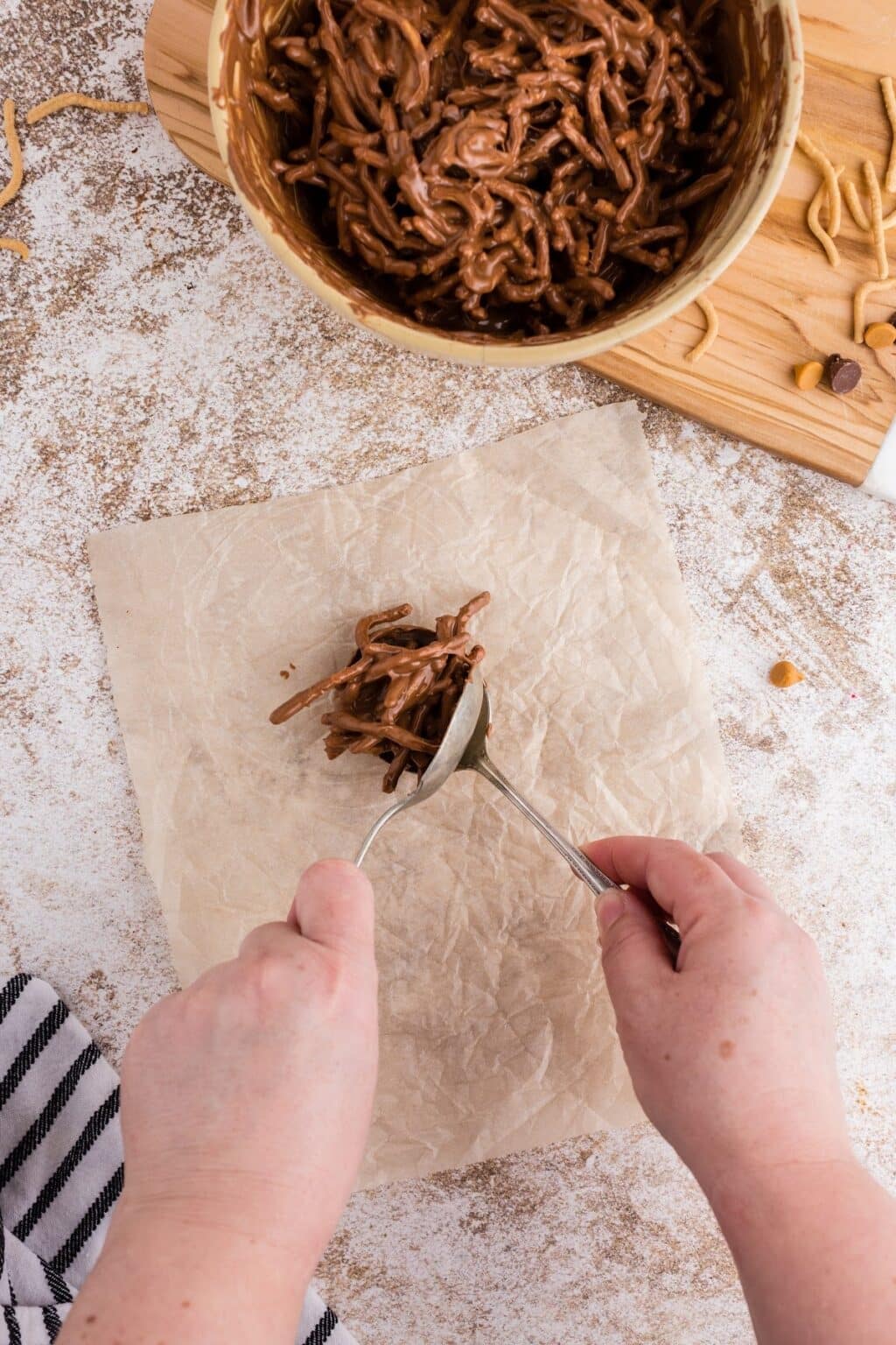 Chocolate Butterscotch Haystacks - girl. Inspired.