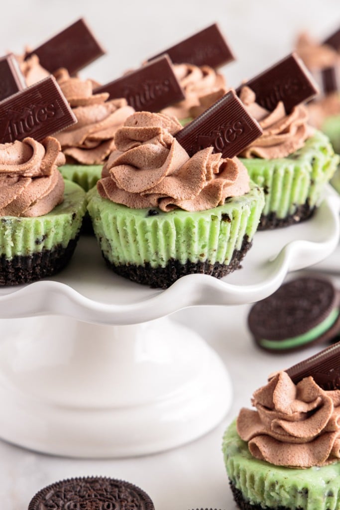 Mini Mint Cheesecakes - girl. Inspired.