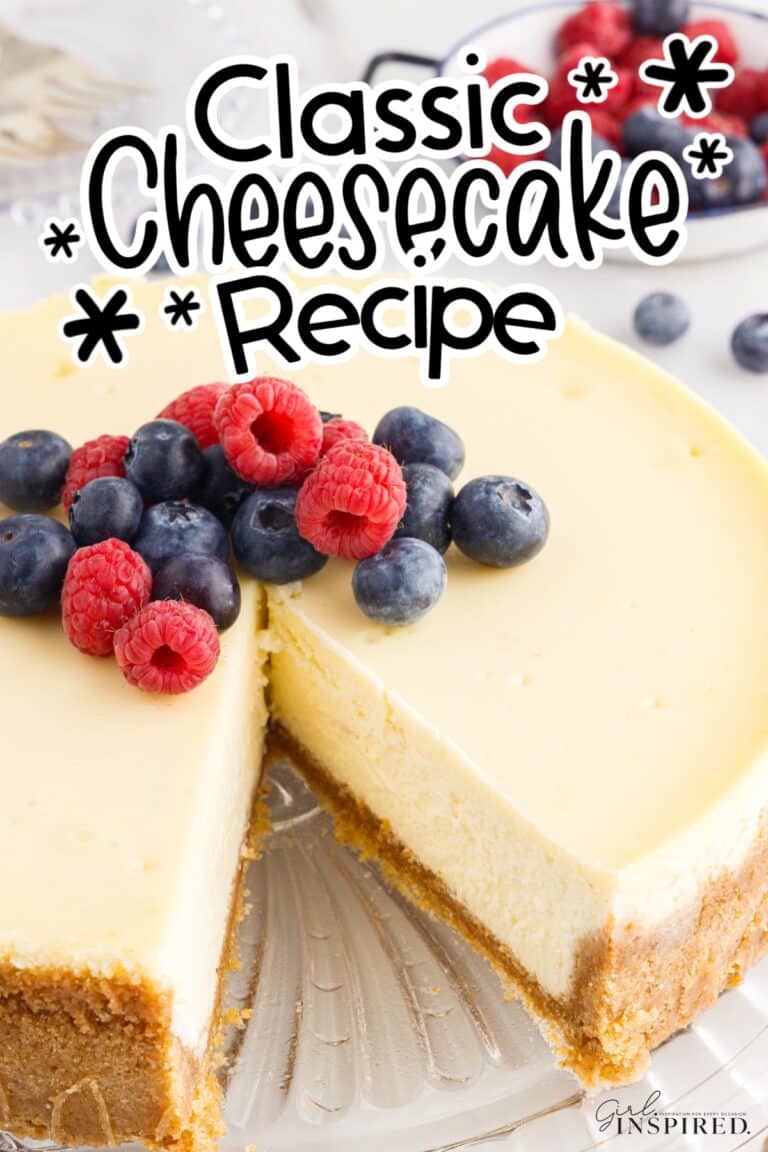 Classic Cheesecake Recipe - girl. Inspired.