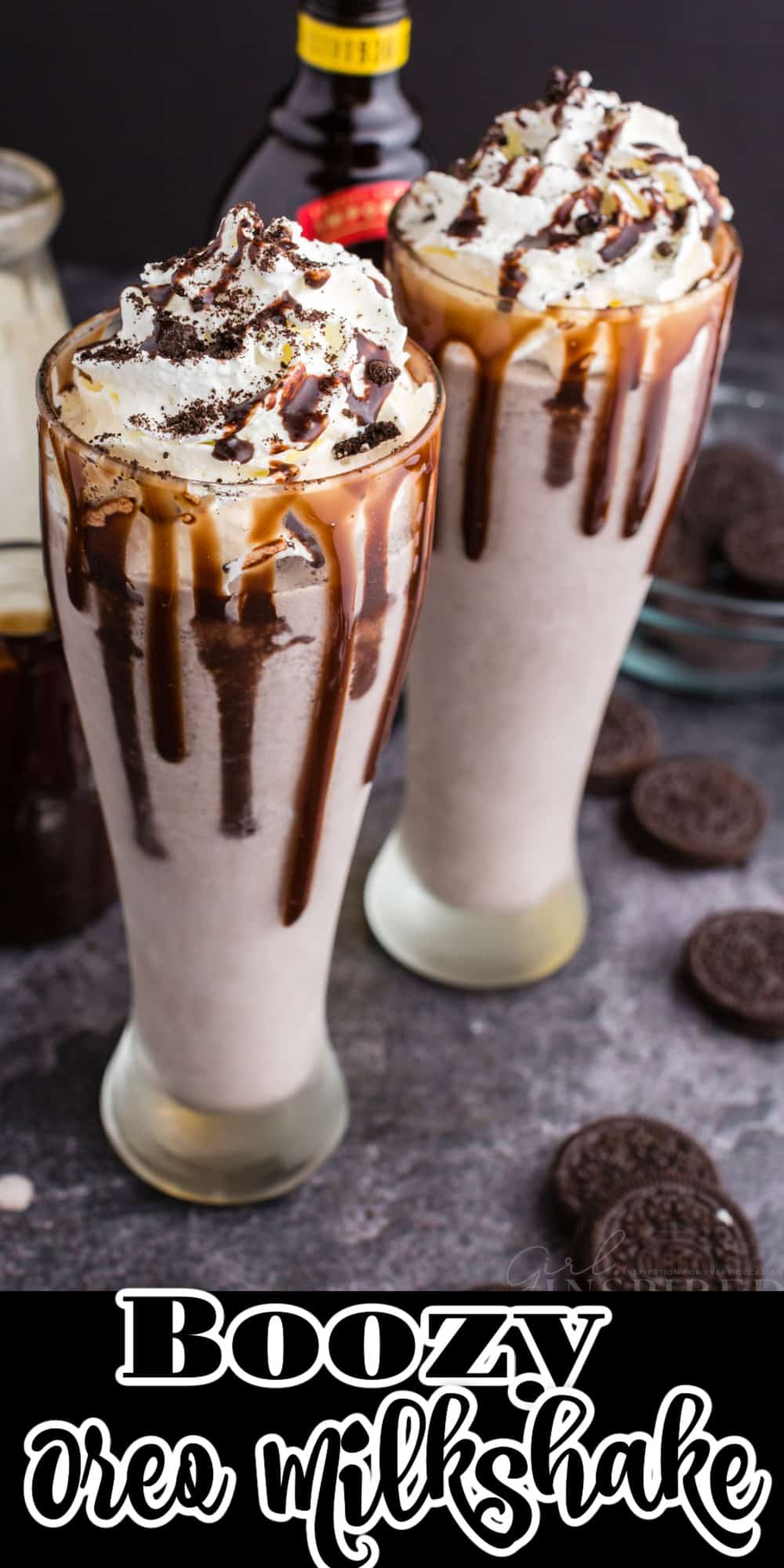 Boozy Oreo Milkshake - girl. Inspired.