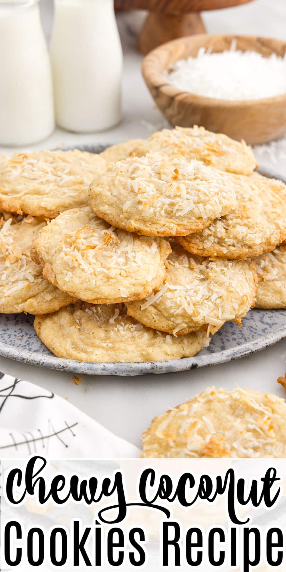Chewy Coconut Cookies Recipe - girl. Inspired.