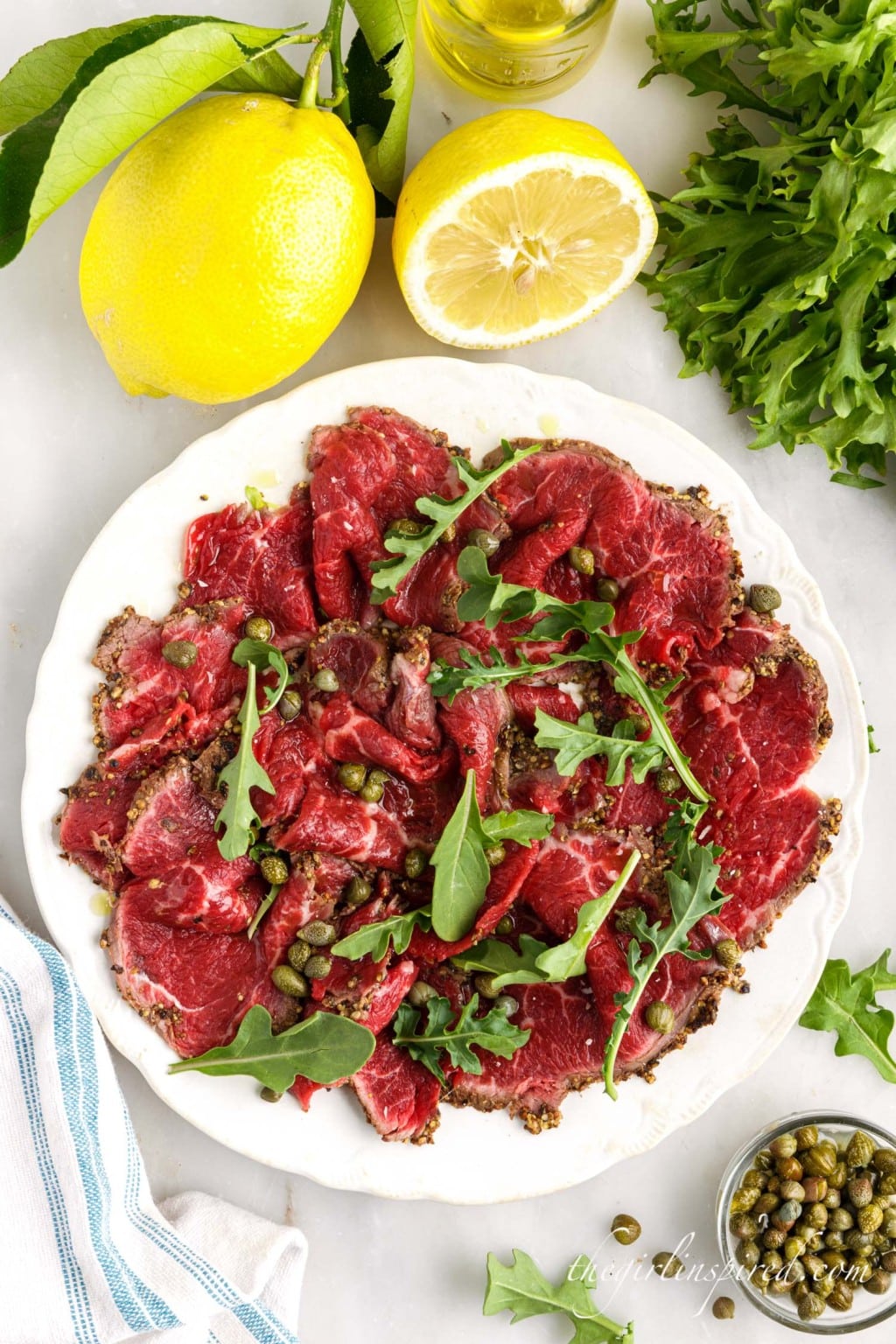 Beef Carpaccio - girl. Inspired.
