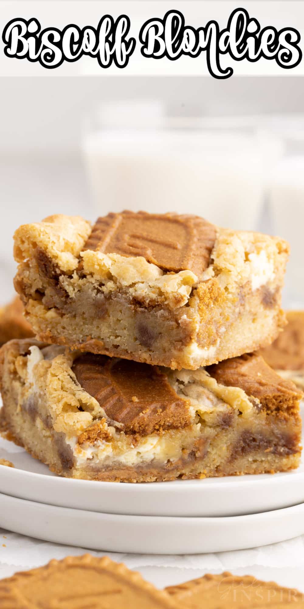 Biscoff Blondies - girl. Inspired.