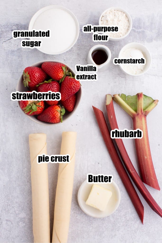 Strawberry Rhubarb Mini Pies - girl. Inspired.