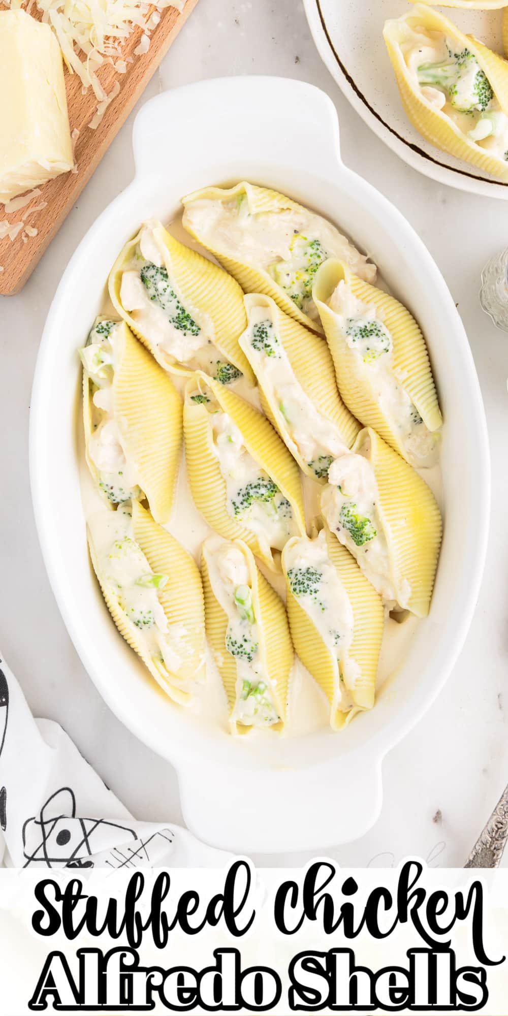Stuffed Chicken Alfredo Shells - girl. Inspired.