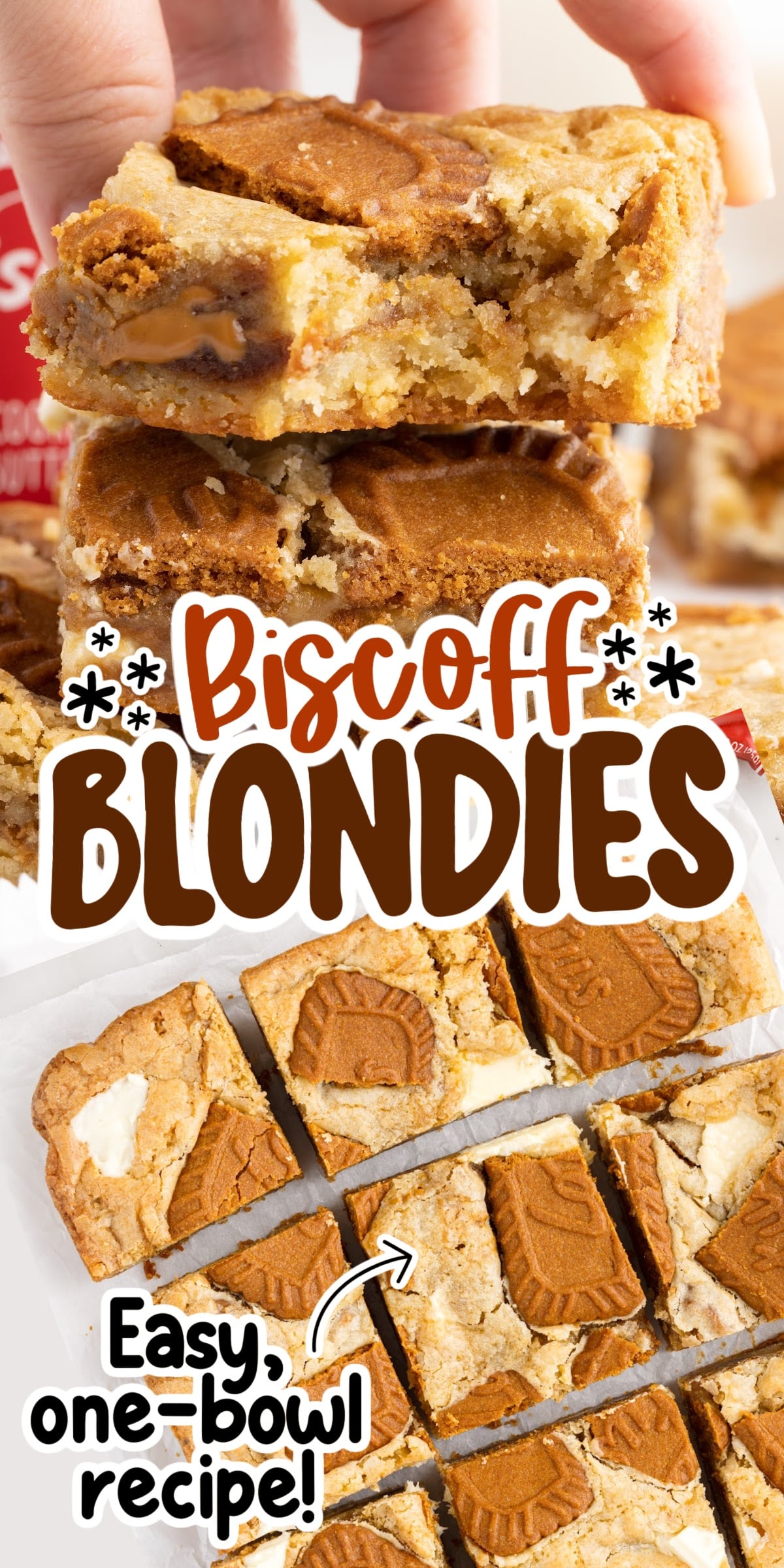 Biscoff Blondies - girl. Inspired.