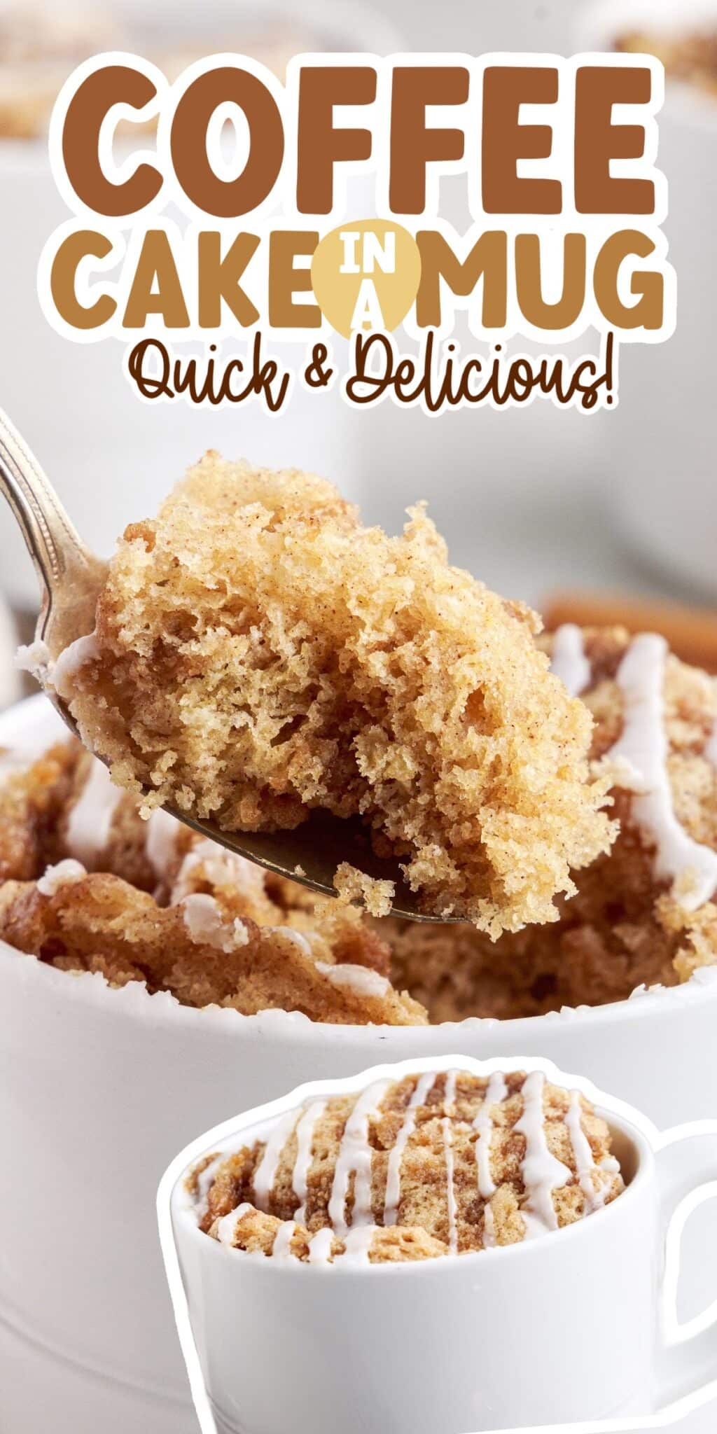 Coffee Cake in a Mug - girl. Inspired.