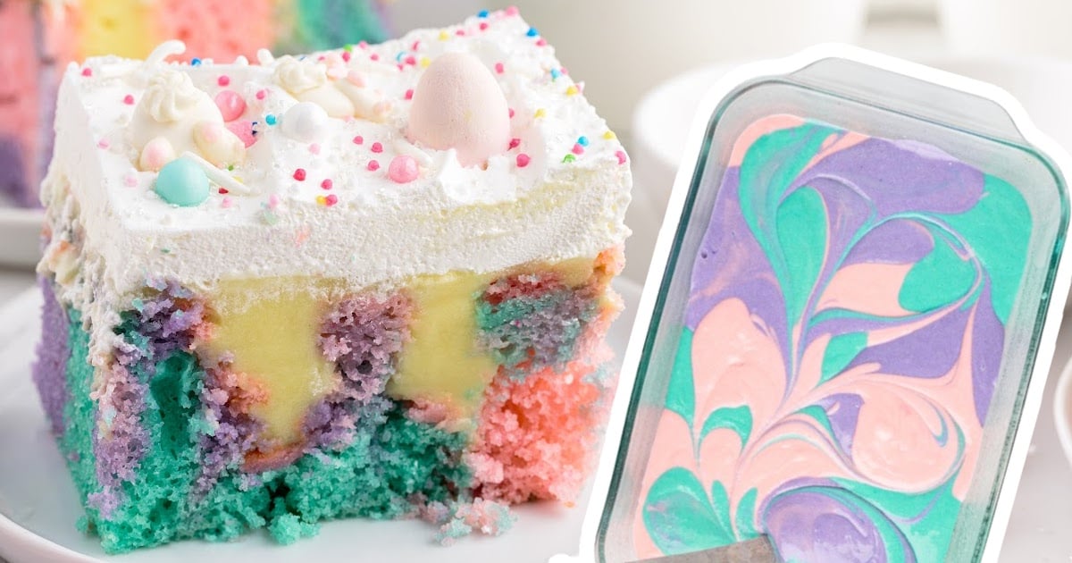 Easter Poke Cake - girl. Inspired.
