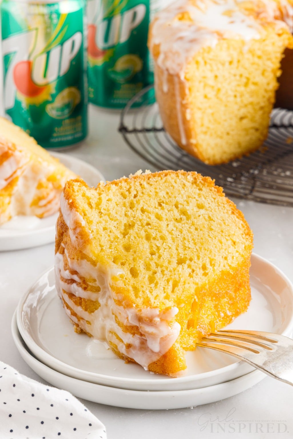 7-Up Cake with Cake Mix - girl. Inspired.