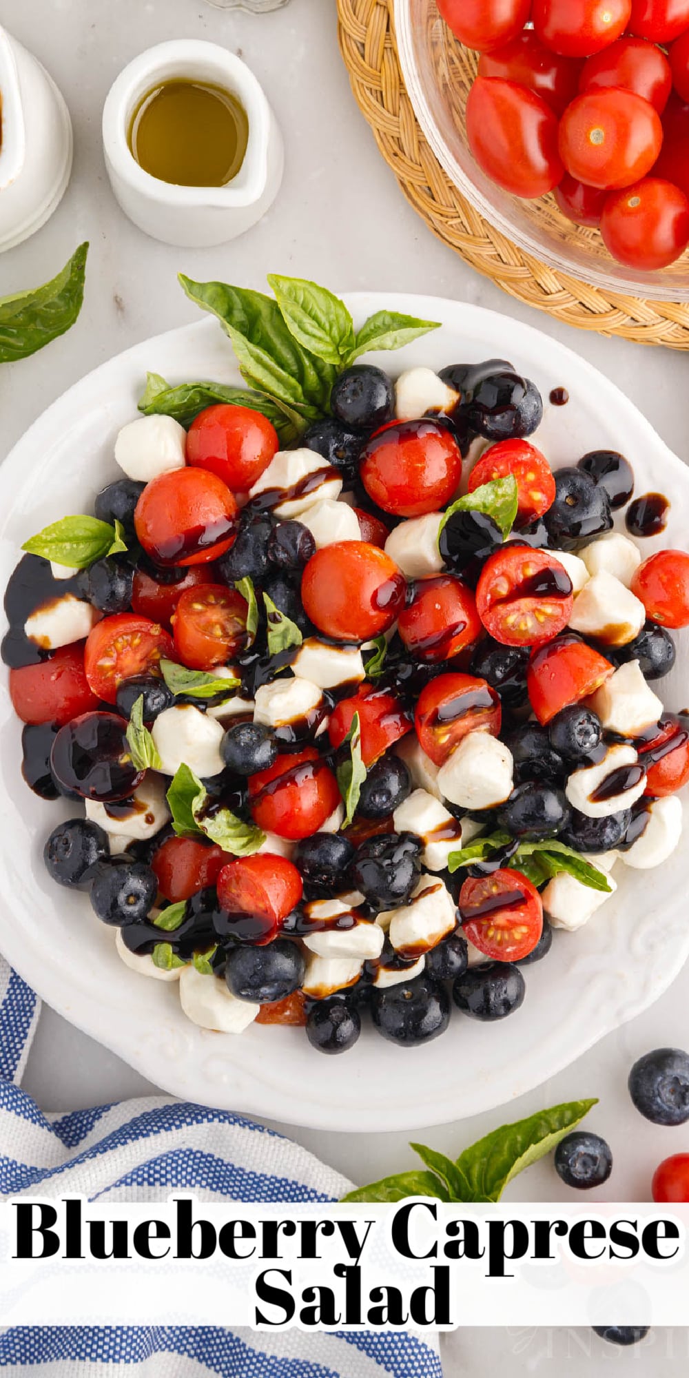 Blueberry Caprese Salad - girl. Inspired.