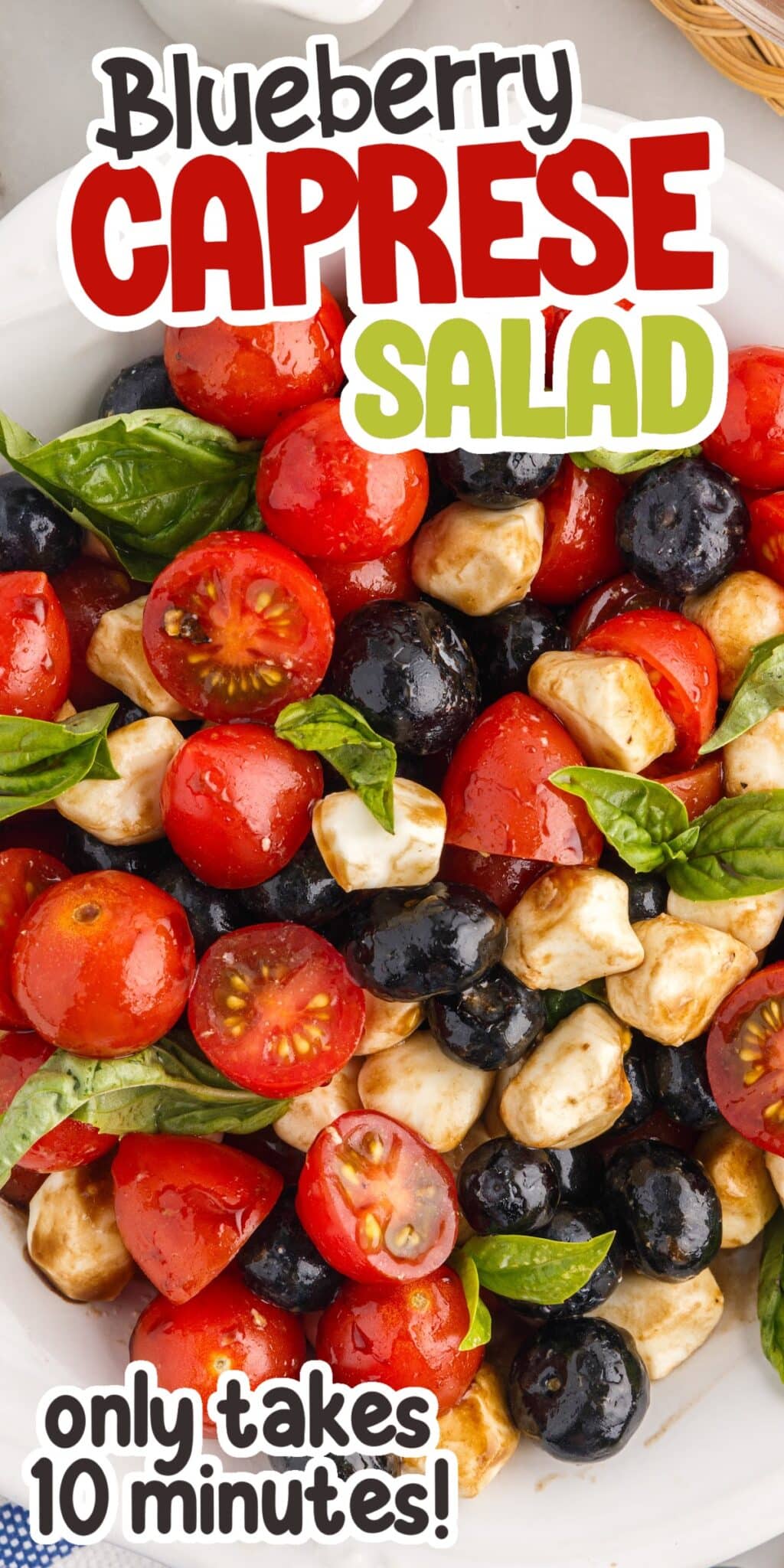 Blueberry Caprese Salad - girl. Inspired.