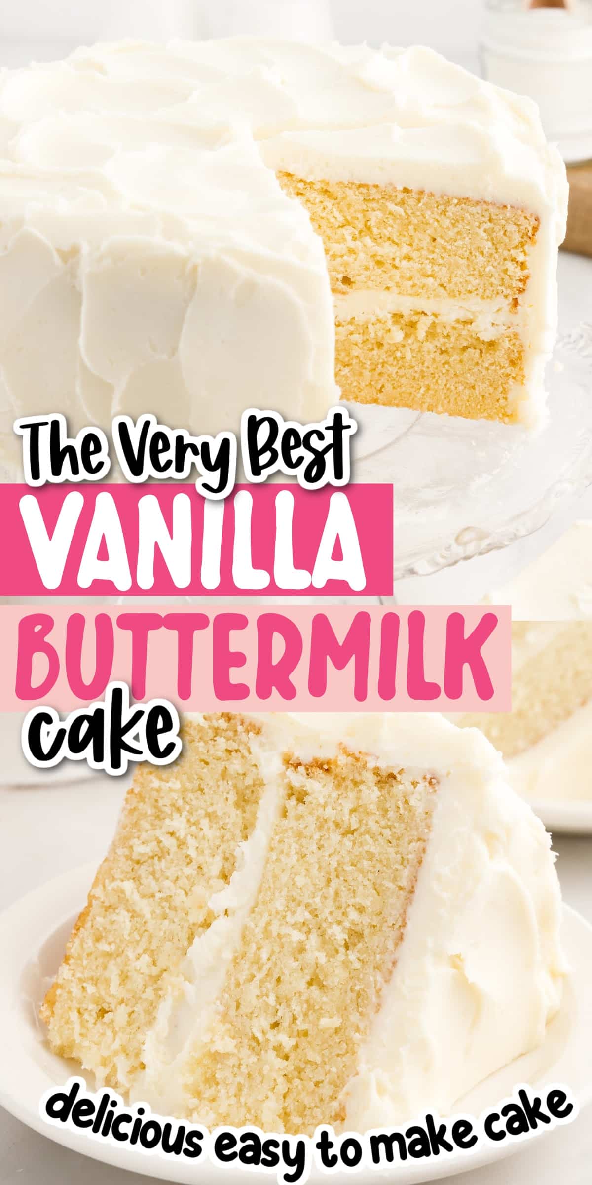 Vanilla Buttermilk Cake - girl. Inspired.