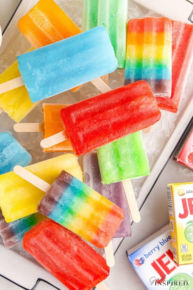 Jello Popsicles - girl. Inspired.