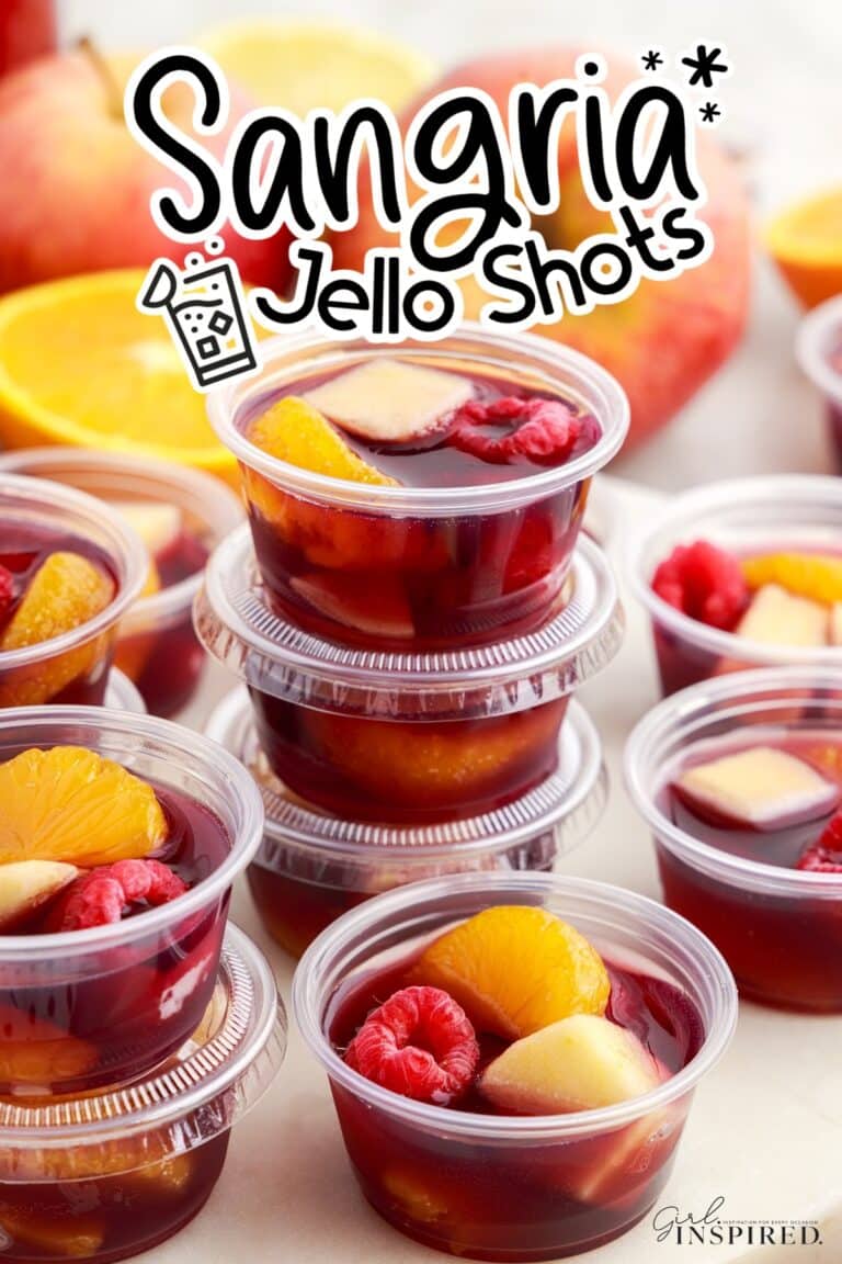 Sangria Jello Shots - girl. Inspired.