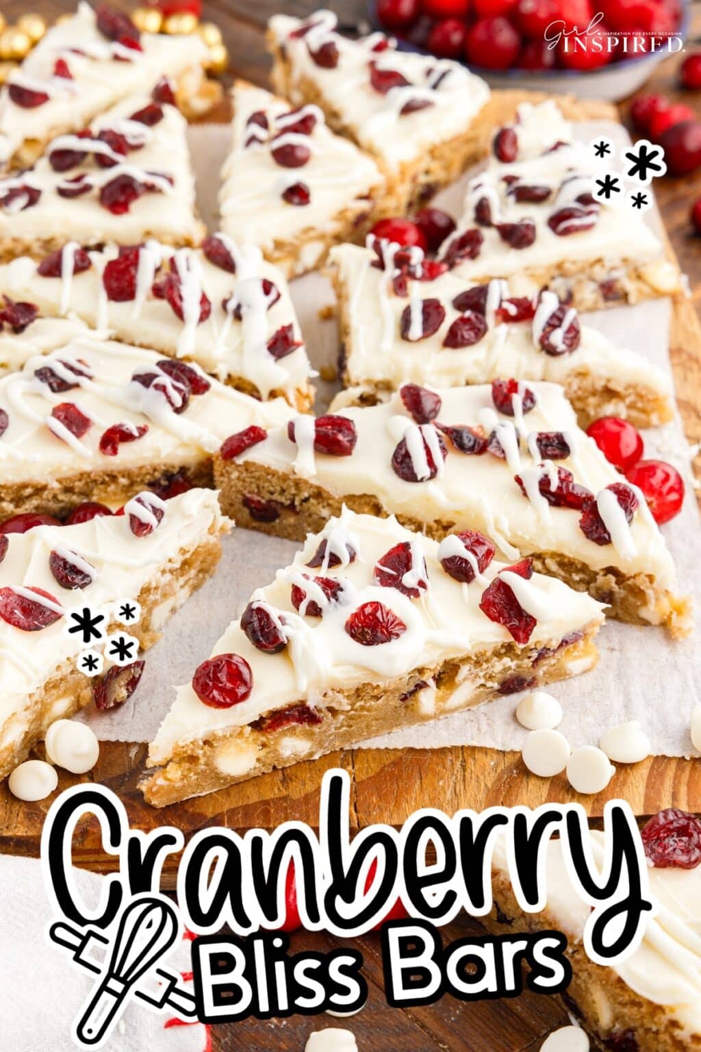 Copycat Starbucks Cranberry Bliss Bars Recipe - girl. Inspired.