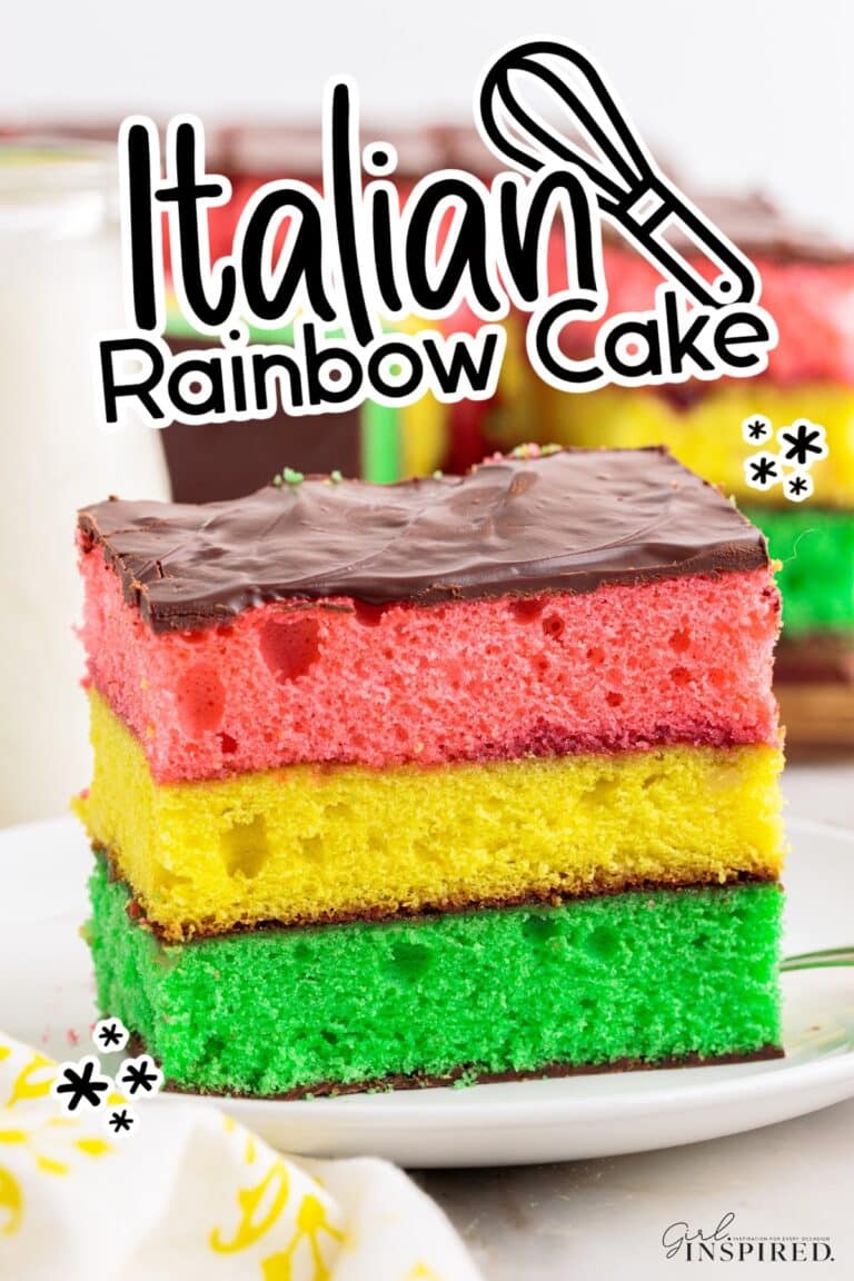 Italian Rainbow Cake - girl. Inspired.