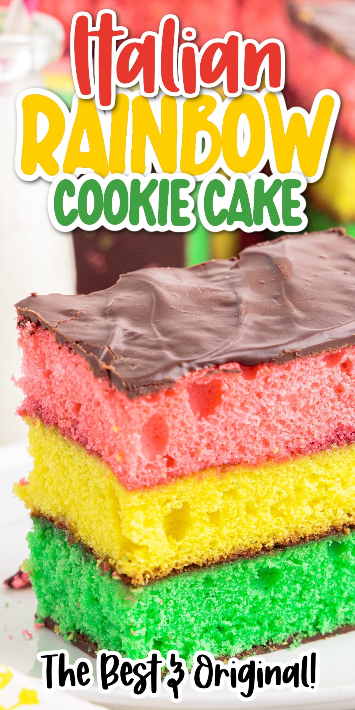 Italian Rainbow Cake - girl. Inspired.