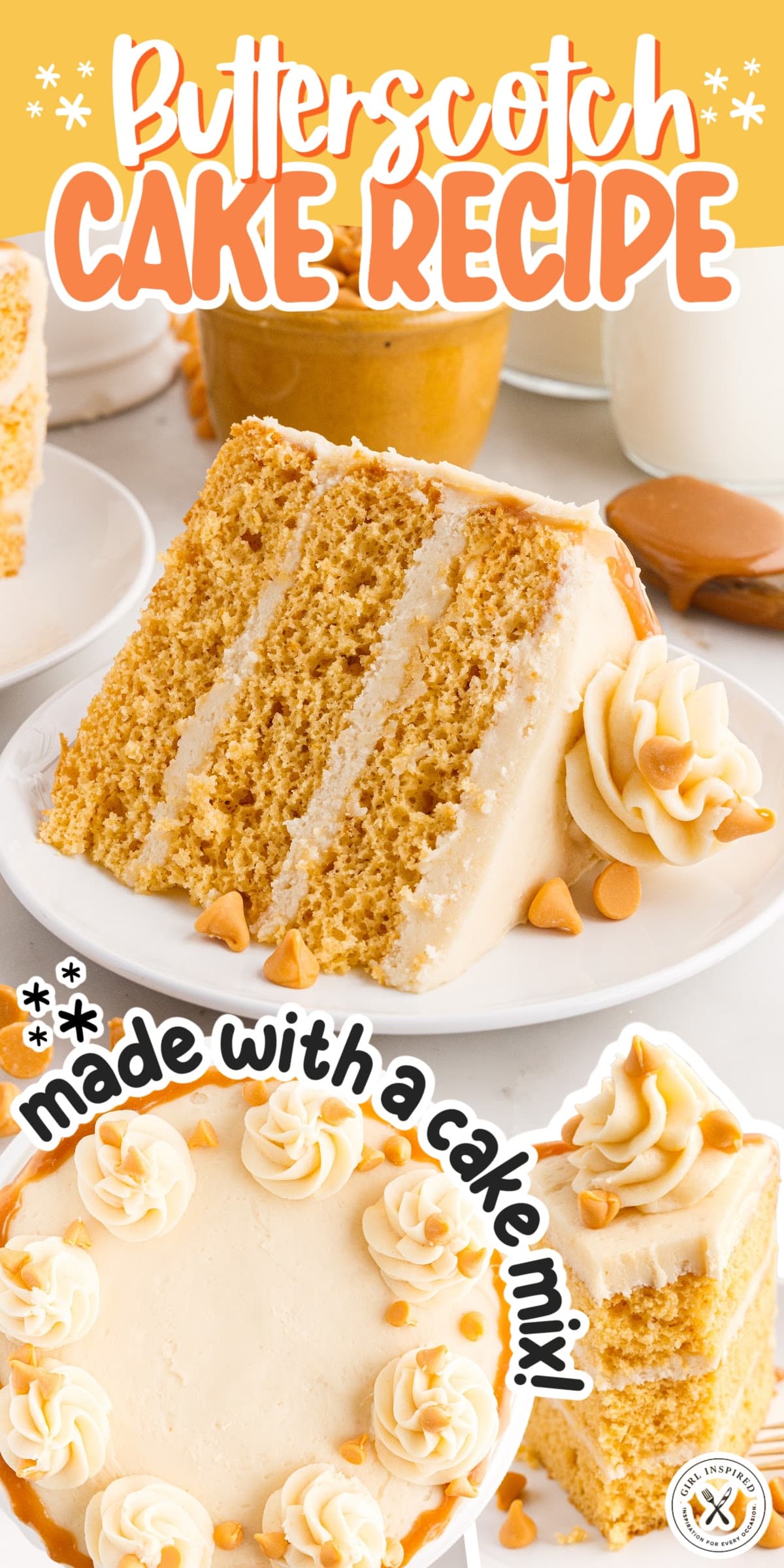 Butterscotch Cake - girl. Inspired.