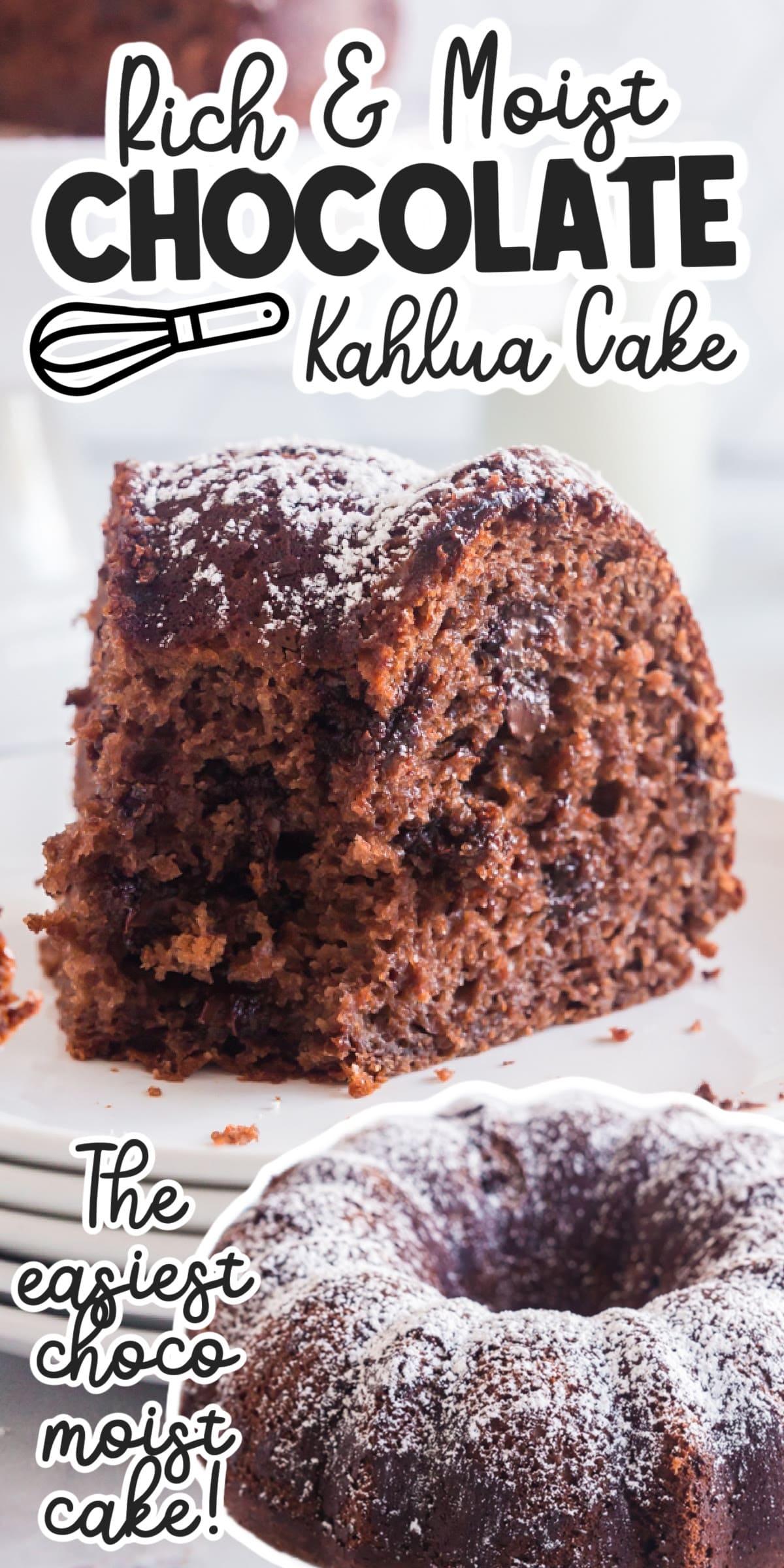 Rich Chocolate Kahlua Cake - girl. Inspired.