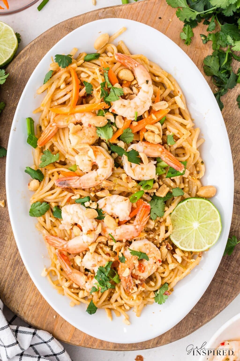 Shrimp Pad Thai - girl. Inspired.