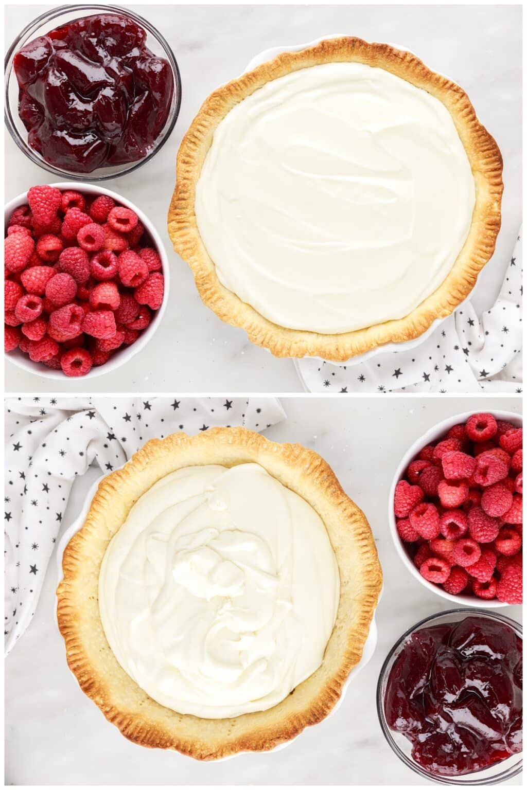 Raspberry Cream Cheese Pie - girl. Inspired.