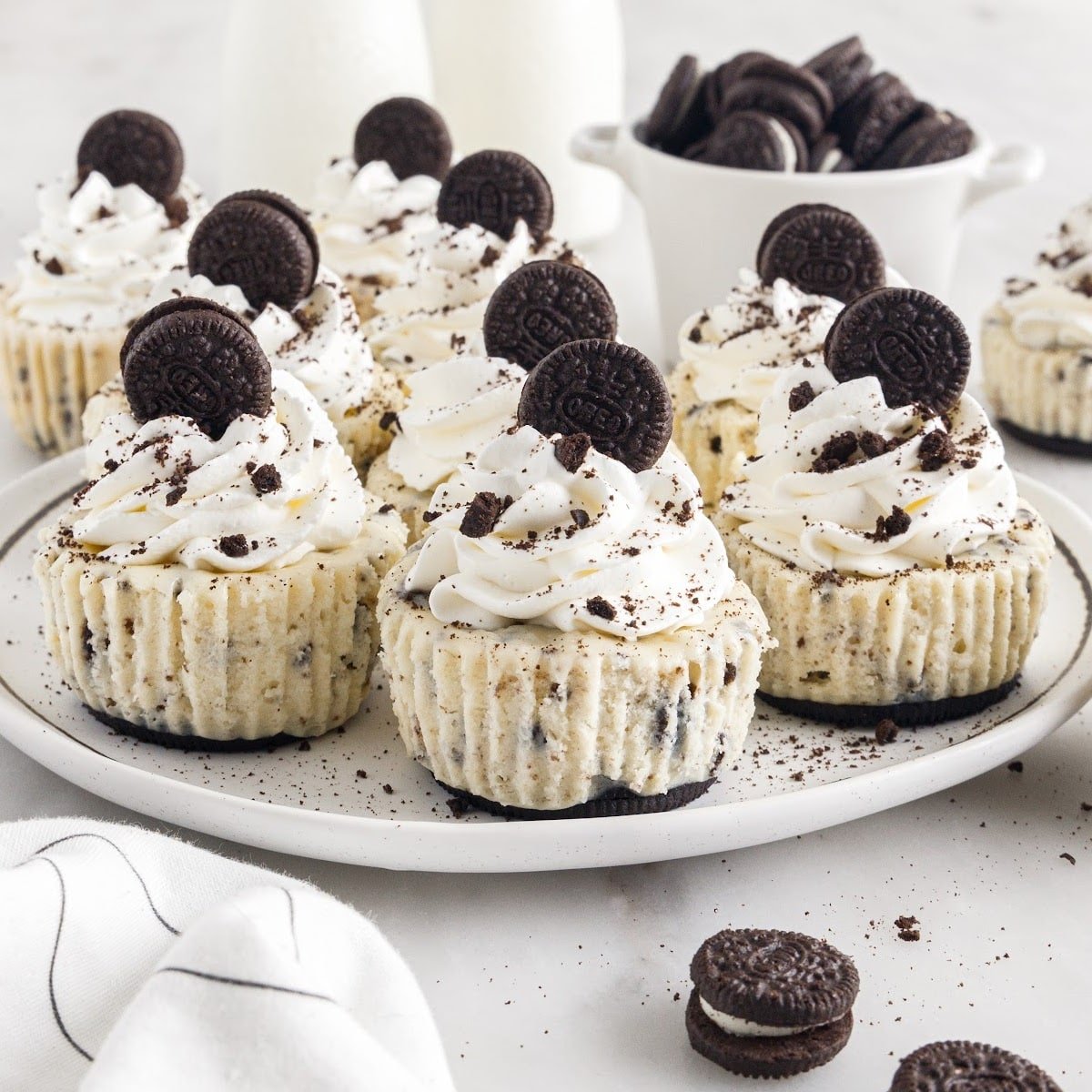 Mini Oreo Cupcakes