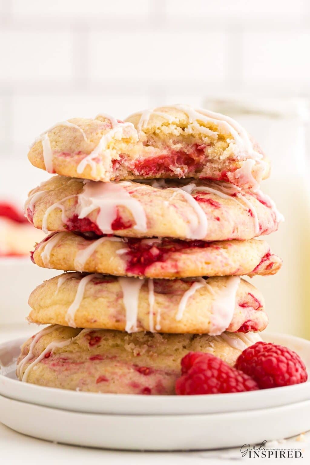 Lemon Raspberry Cookies - girl. Inspired.