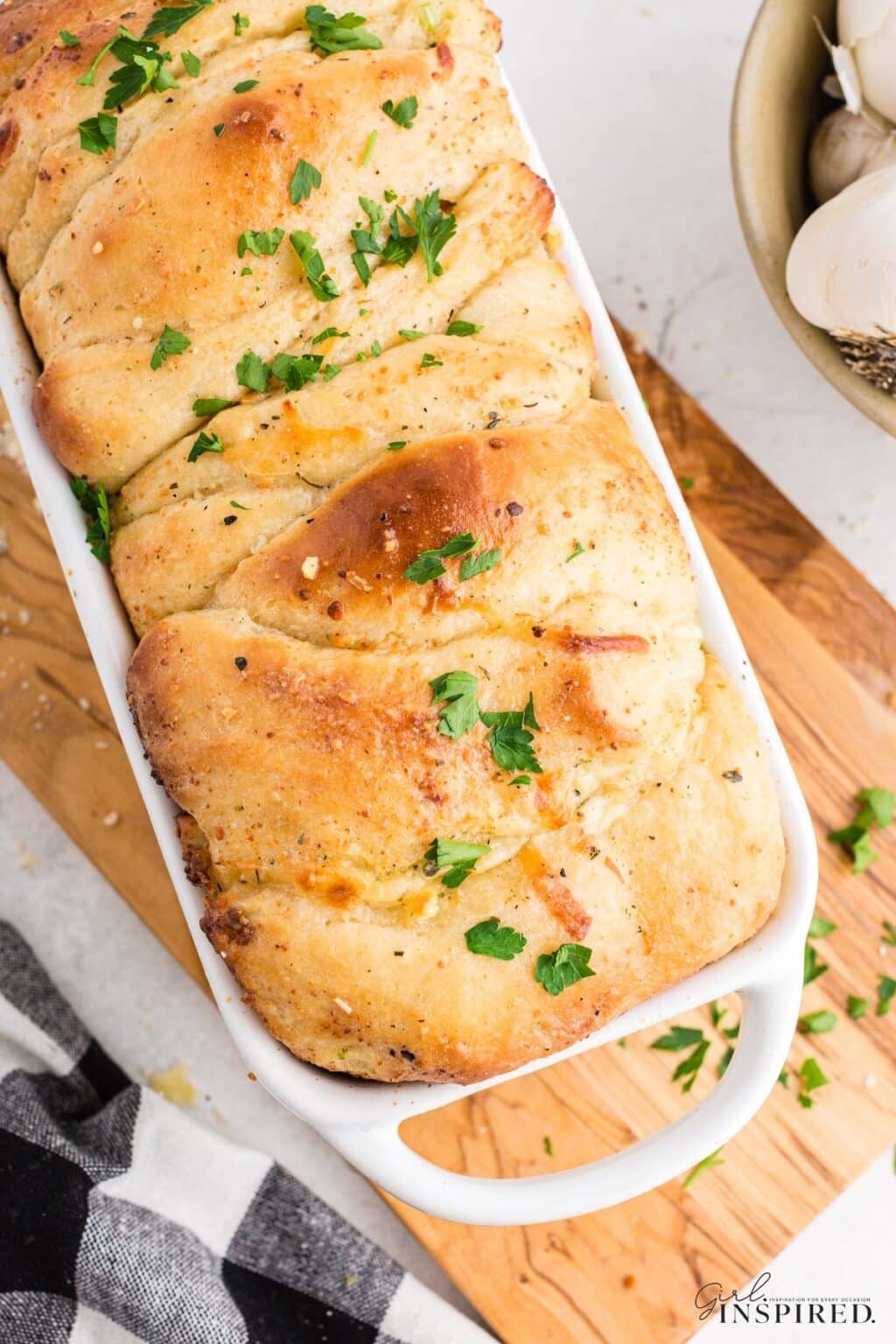 Pull Apart Garlic Bread - girl. Inspired.