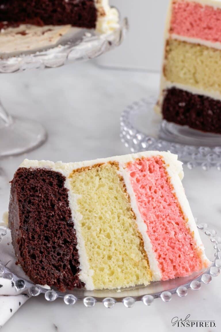 Neapolitan Cake - girl. Inspired.