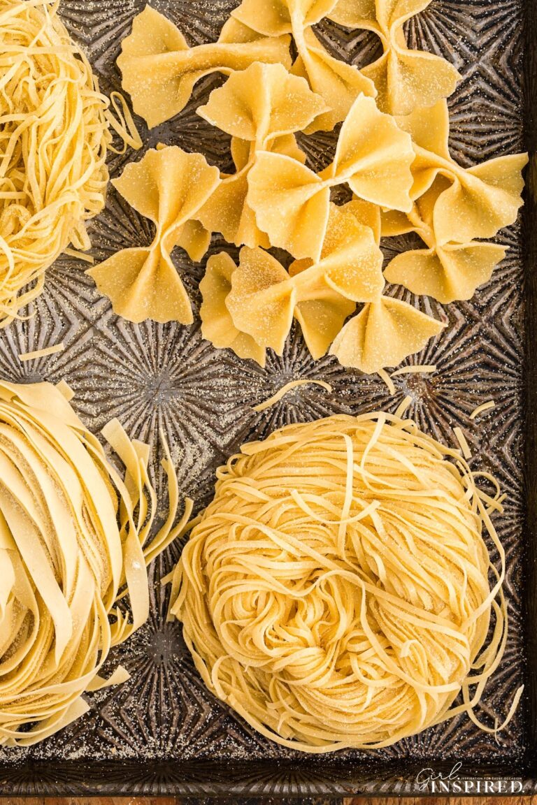 How to Make Homemade Pasta - girl. Inspired.