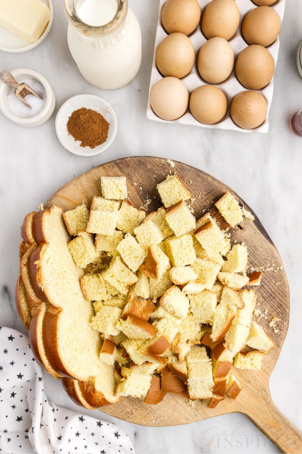 Apple Bread Pudding - girl. Inspired.