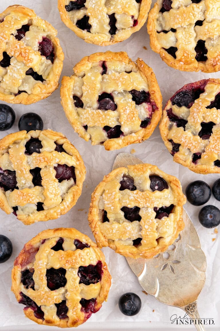 Mini Blueberry Pies - girl. Inspired.